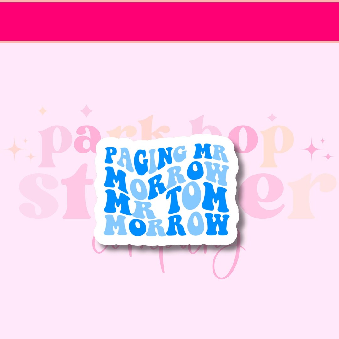 Paging Mr. Morrow Sticker: Tomorrowland Disney, Water Resistant - Etsy