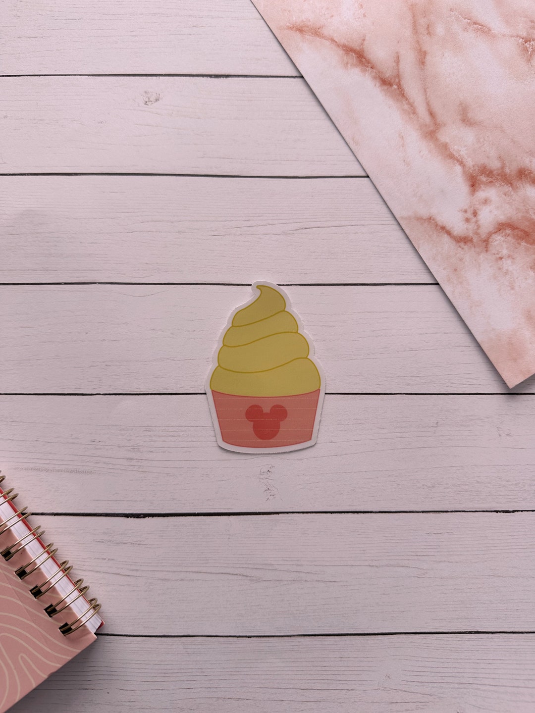 Dole Whip Sticker, Whimsical Theme Park Treat Sticker, Tropical ...