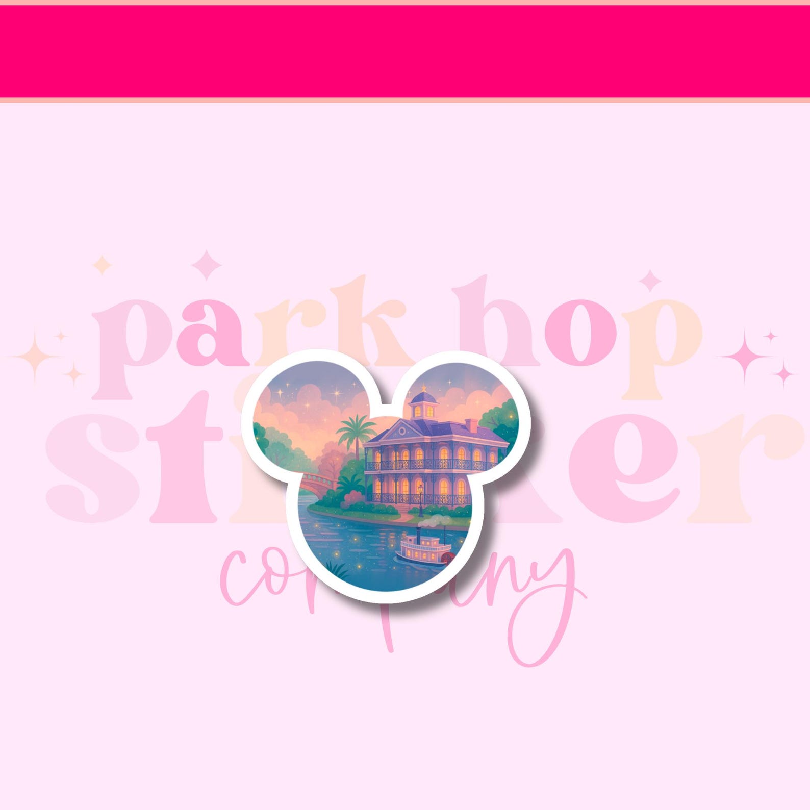 Port Orleans Resort Sticker, New Orleans Disney Vinyl Decal - Etsy