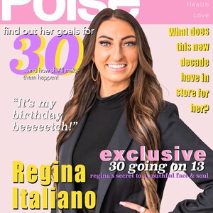 13 Going on 30 Custom Poise Magazine Cover - Etsy