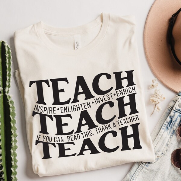 If You Can Read This Thank a Teacher Shirt - Etsy