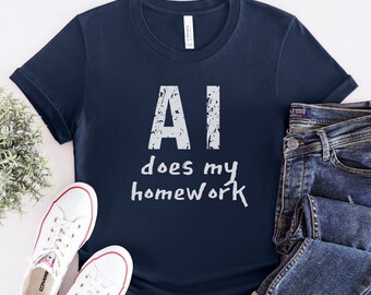 Funny Artificial Intelligence Shirt - Etsy