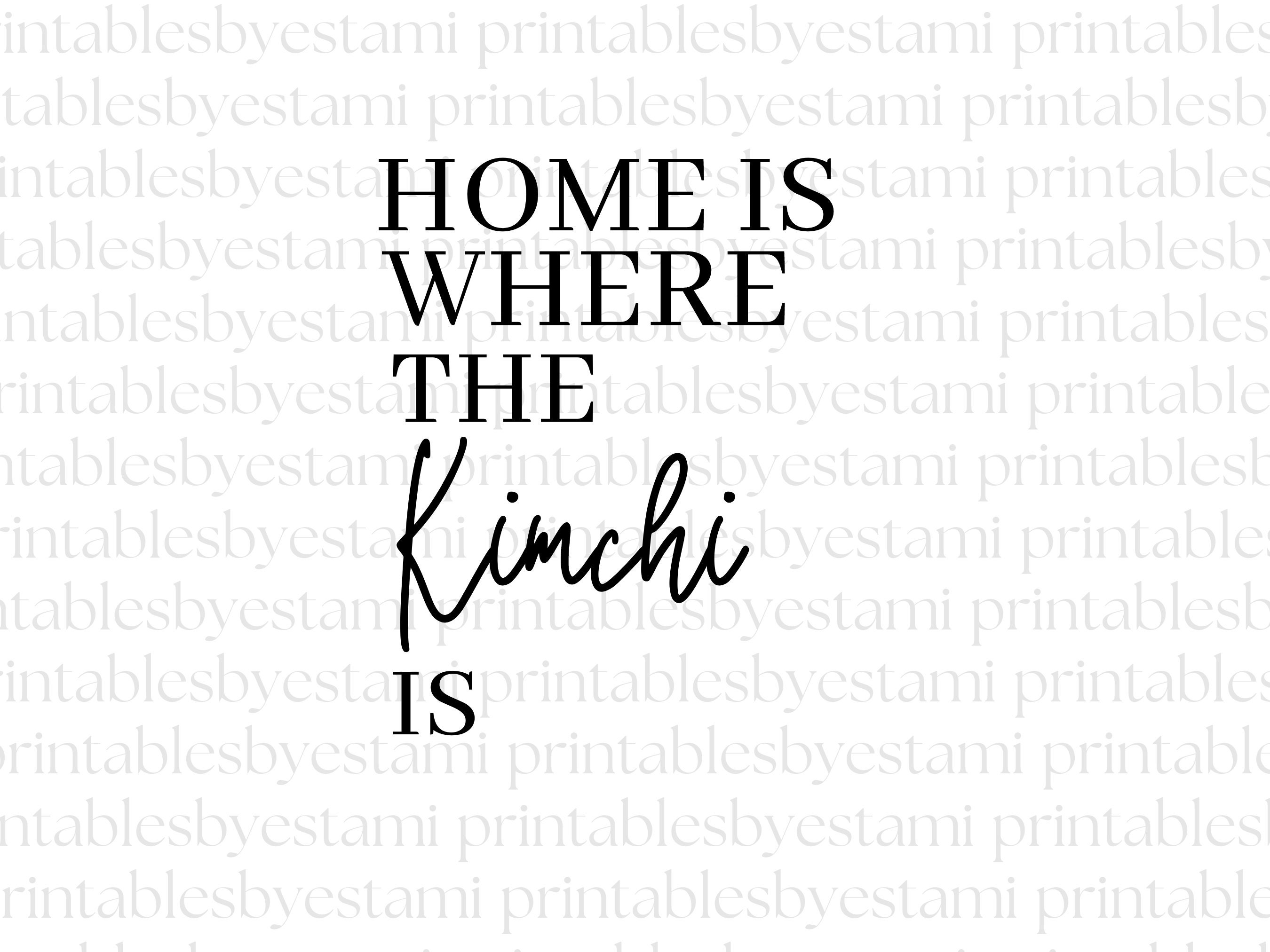 Korean SVG, Kimchi Svg, Cut Files, Svg for Cricut, PNG File, Clipart ...