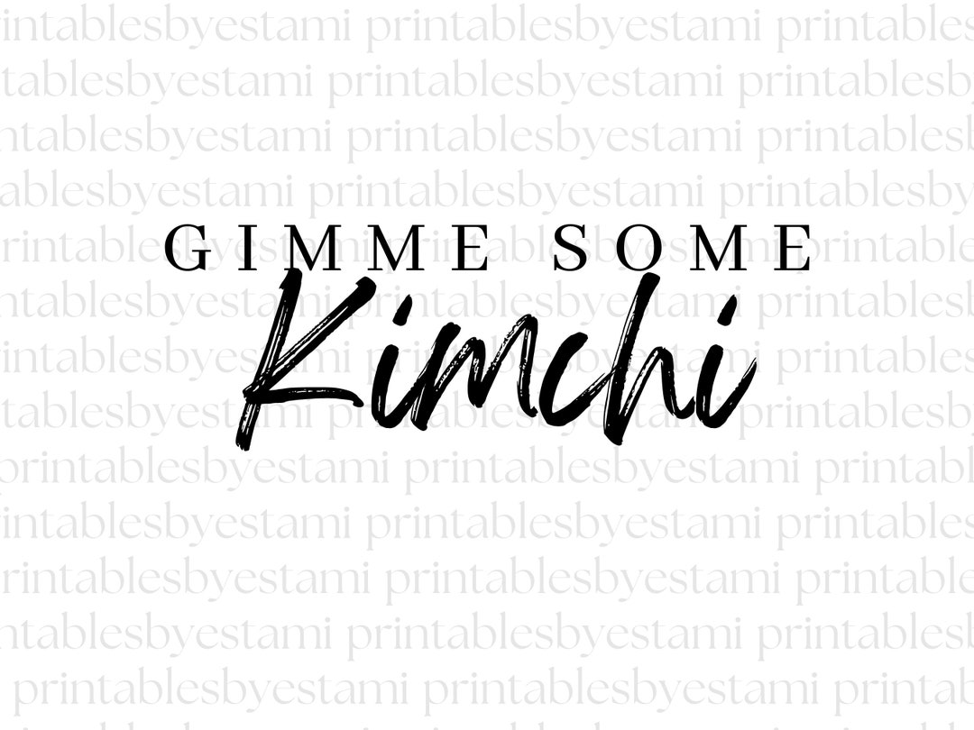 Korean SVG Kimchi Svg Cut Files Svg for Cricut PNG File - Etsy Singapore