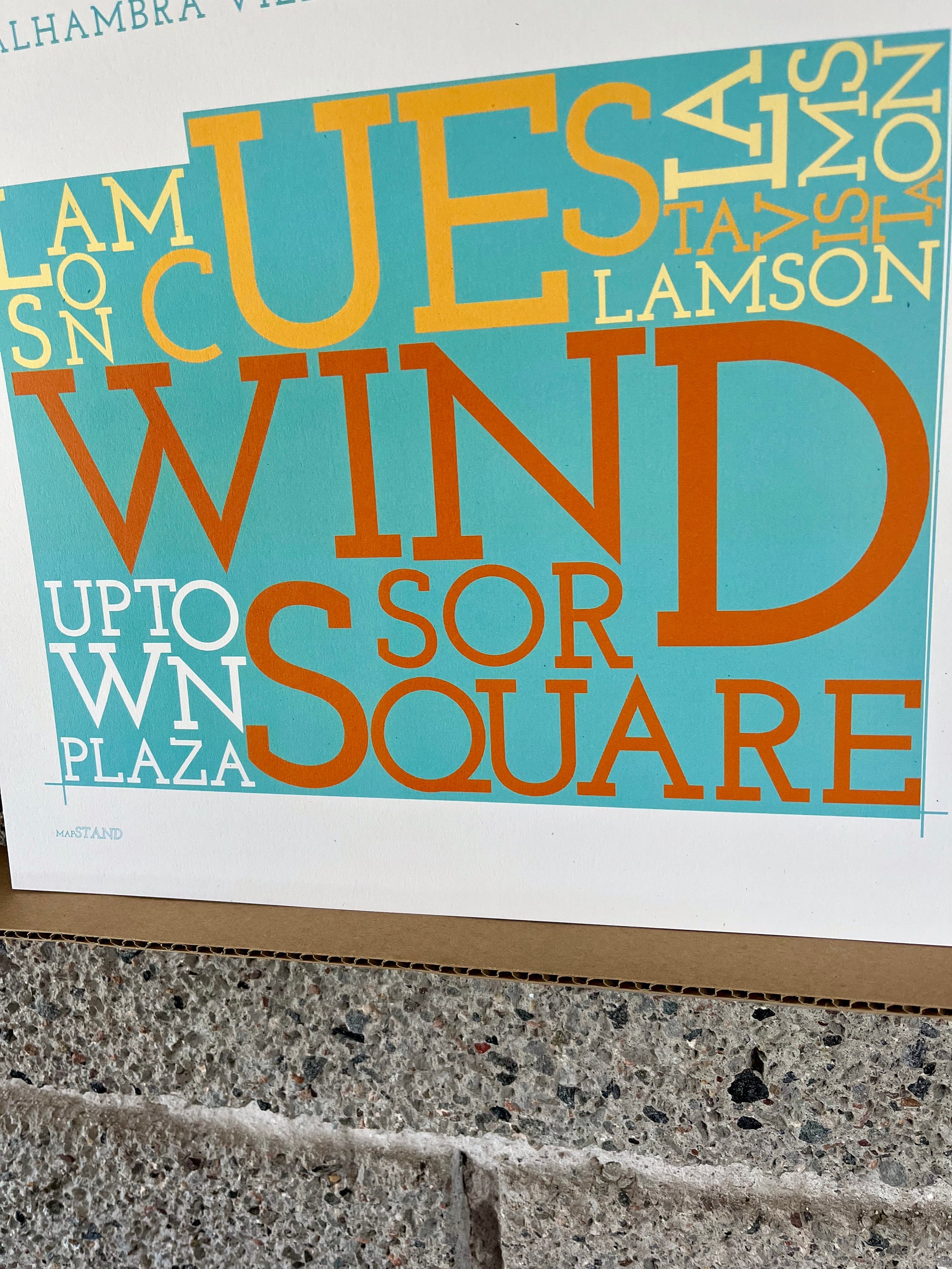 Windsor Square, Phoenix, Arizona Neighborhood Map Art Print - Etsy
