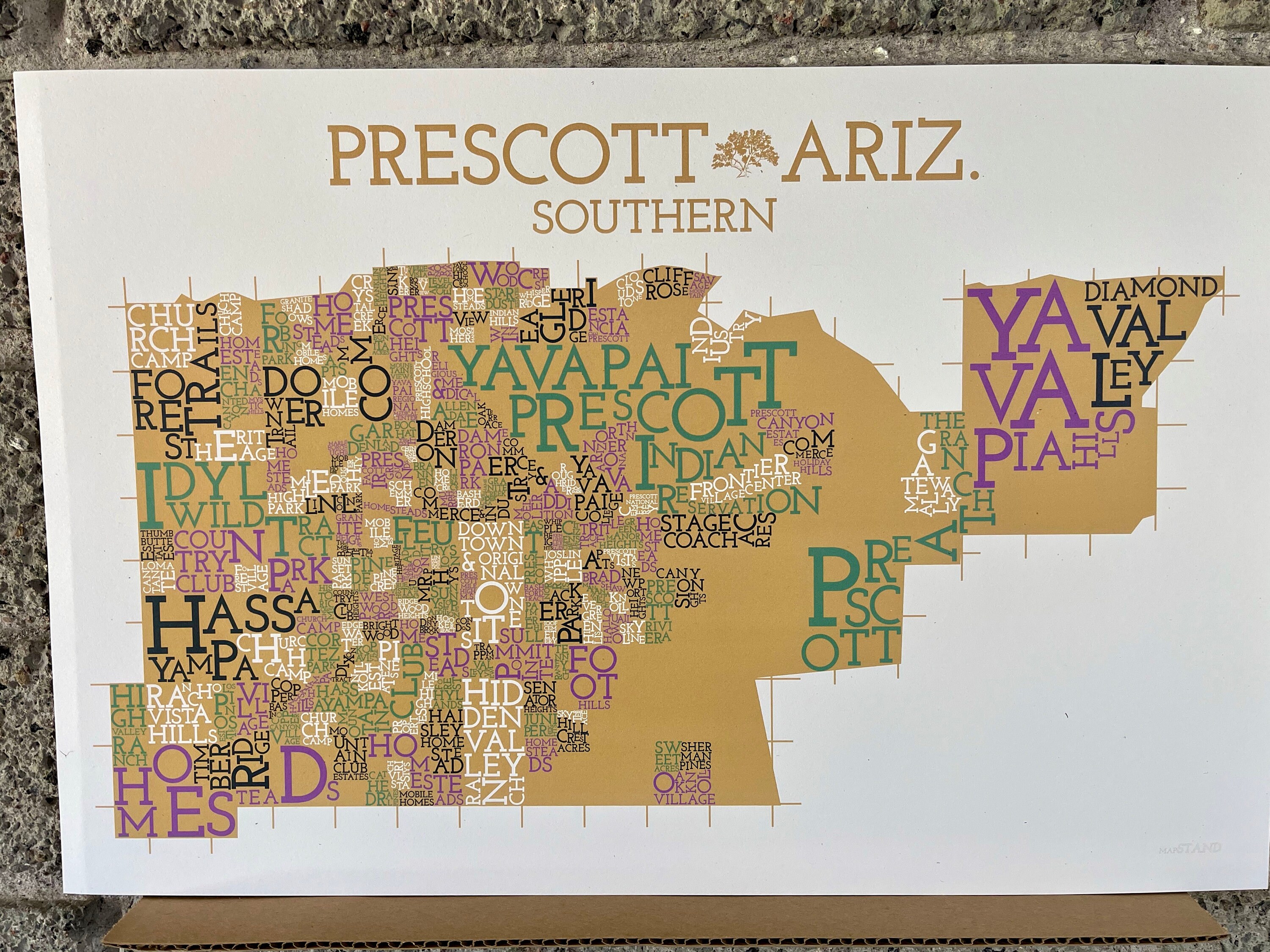 Mapa De Arizona Prescott