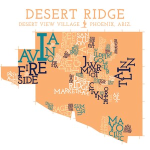 Desert Ridge, Desert View Village, Phoenix, Arizona Neighborhood Map ...
