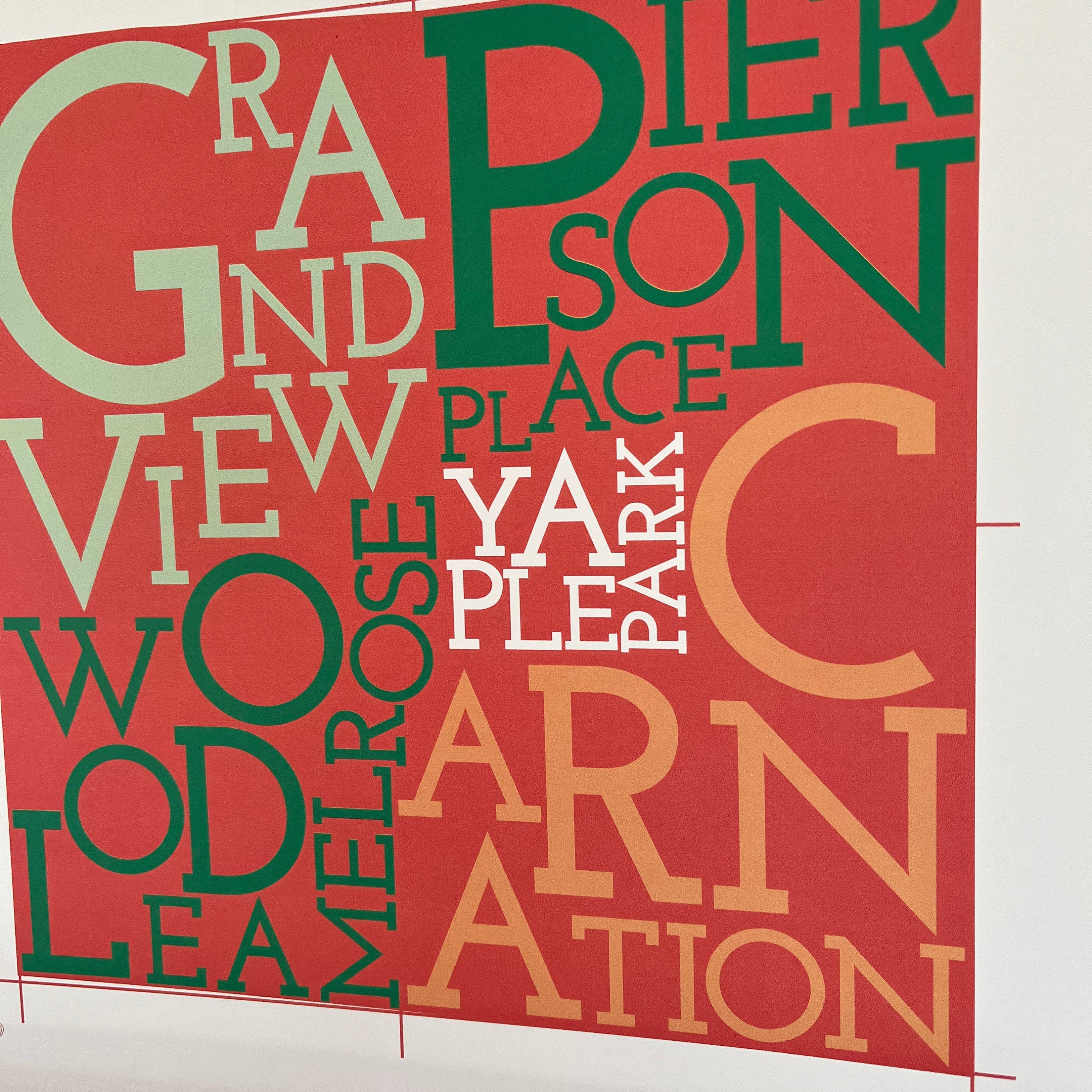 Melrose, Phoenix, Arizona Neighborhood Map Art Print - Etsy