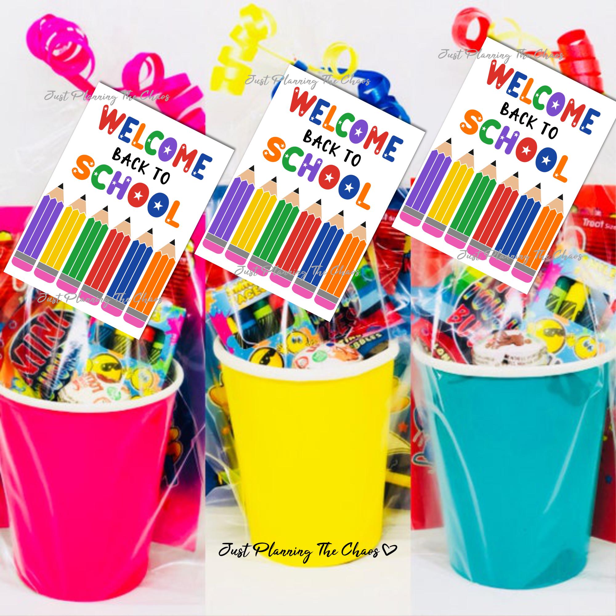 First Day of School Tag: Printable Back to School Treat Bag, Classroom ...