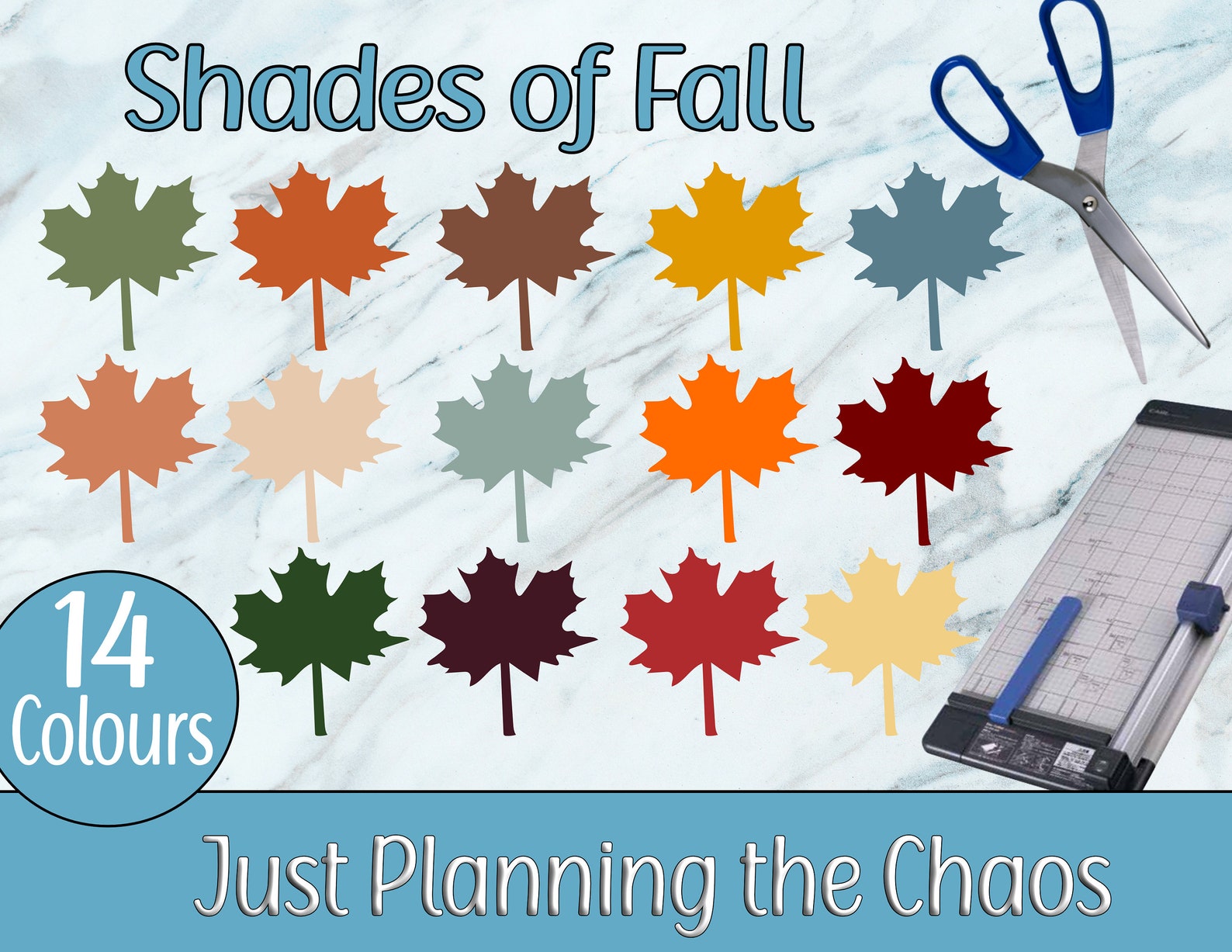 Printable Planner Stickers Planner Boxes Ombre Boxes Fall - Etsy