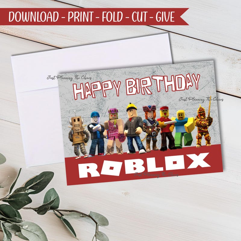 Roblox Printable - Etsy