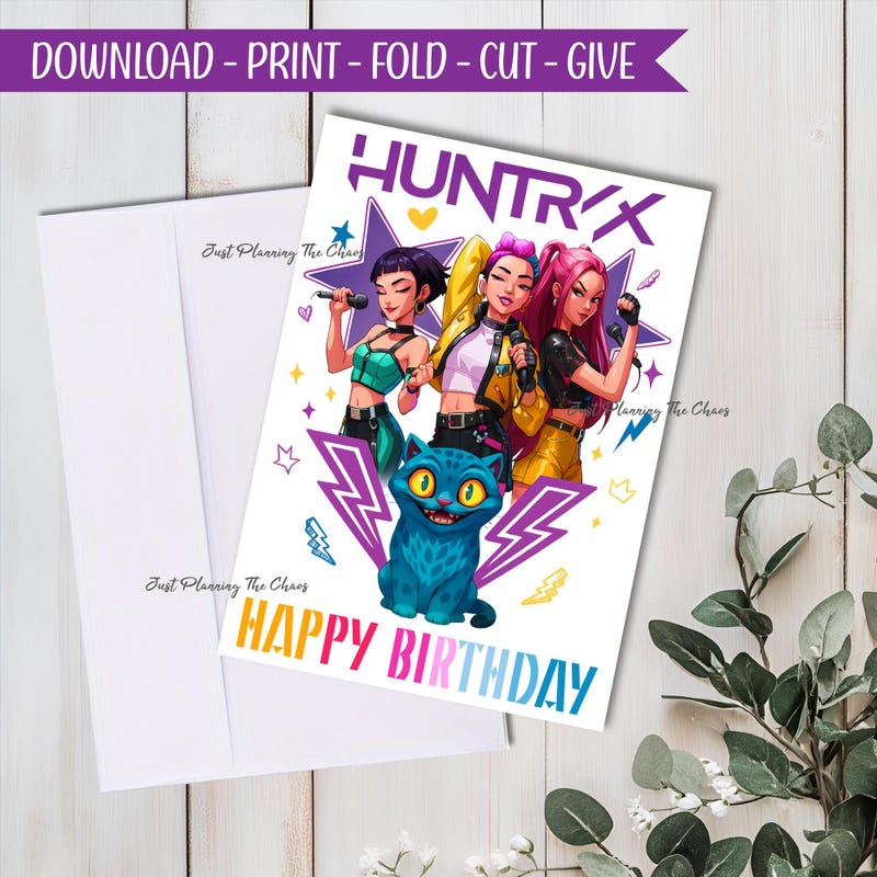 Huntrix Printable - Etsy