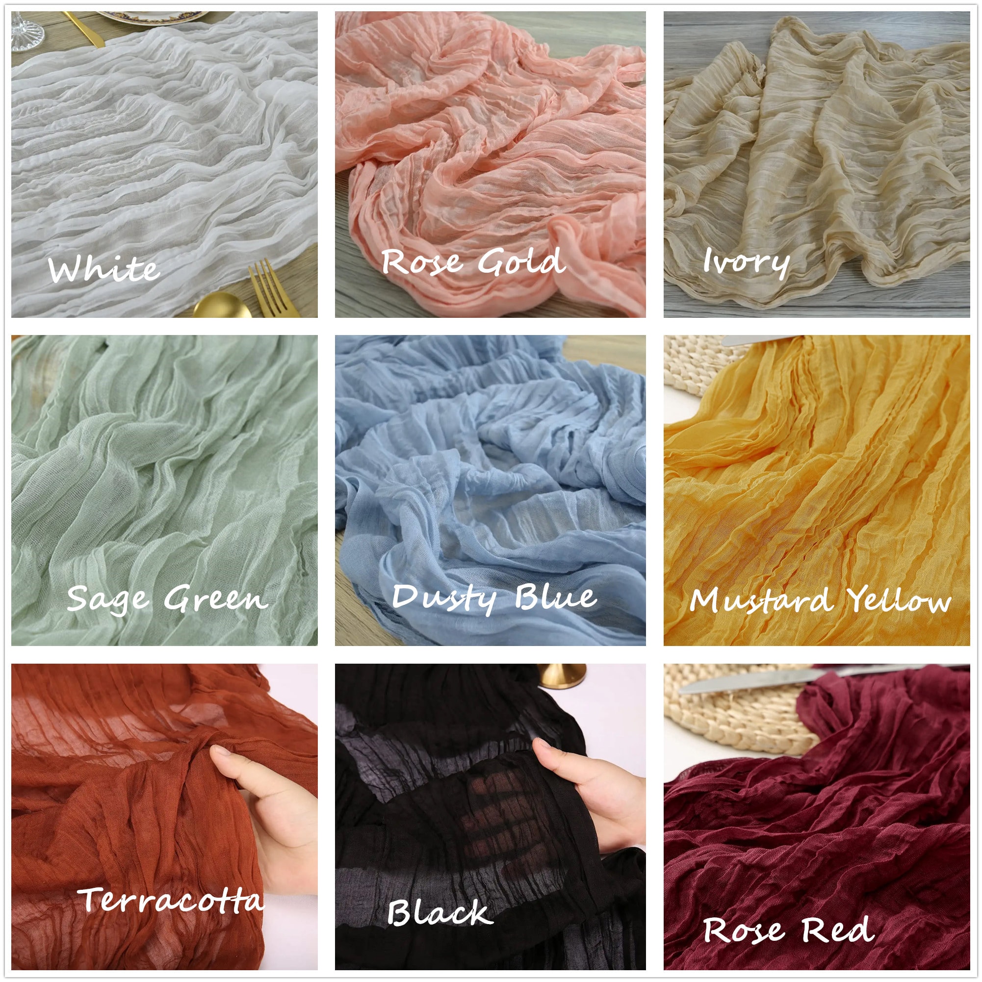 Wedding Table Runner, Gauze Party Runner,table Path, Fall Table Runner ...