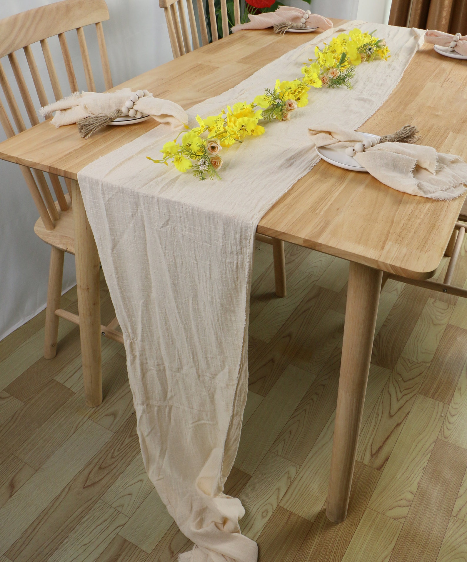Wedding Table Runner, Chair Sash, Gauze Cloth Runner,fall Table Runner ...