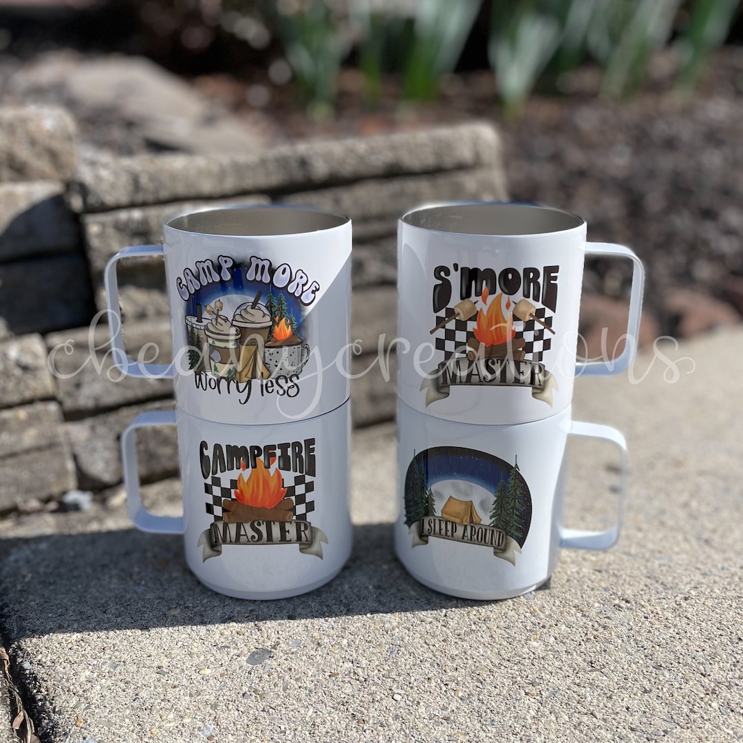 Stackable Camp Mugs- 12 Oz - Etsy