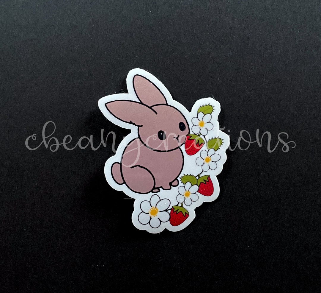 Bunny Sticker - Etsy