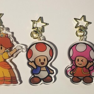 Paper Mario Acrylic Keychains - Etsy