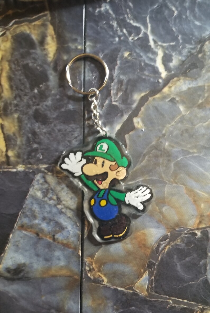 Paper Mario Acrylic Keychains - Etsy