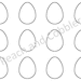 Egg Macaron Template Printable Digital Download for Easter - Etsy