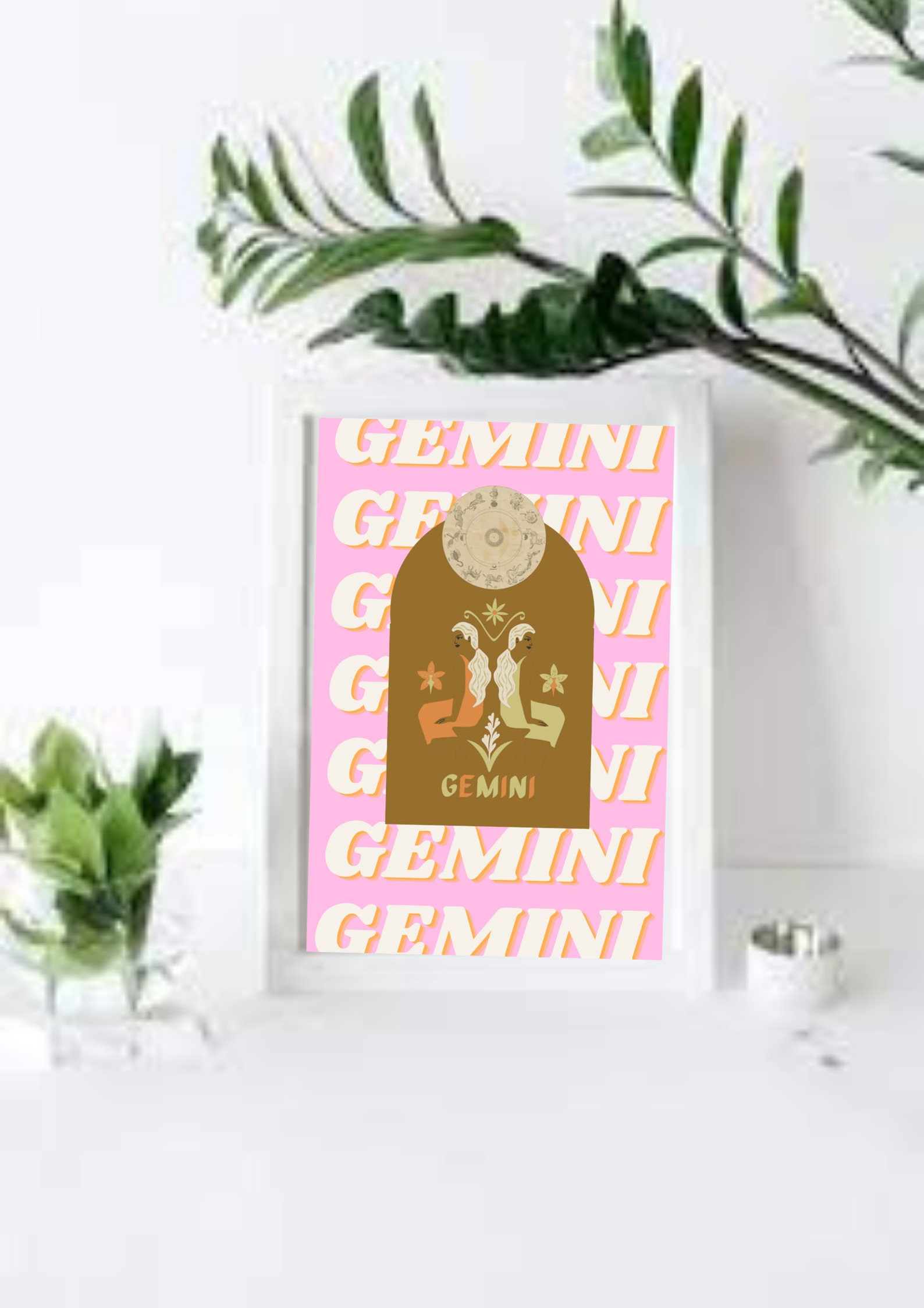 DIGITAL Download Gemini Print, Gemini Poster, Zodiac Print, Astrology ...