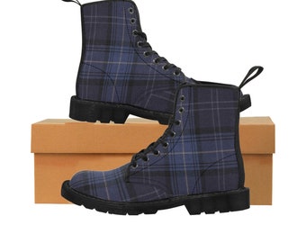 Men's Canvas Boots Red Scorpion Design - Etsy