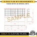 DIY Shelf CUSTOM PLANS With Storage and Workbench Diy Garage Shelf Tool ...