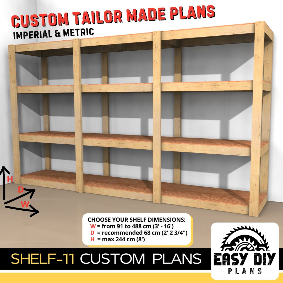 DIY CUSTOM Designs for Simple Storage Custom Diy Plans Garage Storage ...