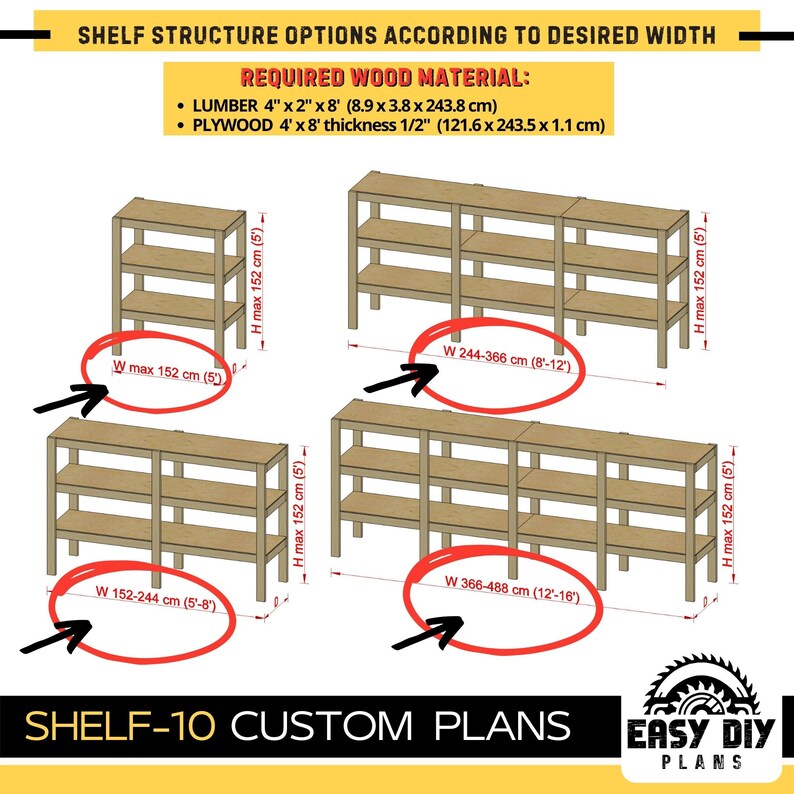 Simple Storage Plans Custom DIY Custom Designs Diy Plans Garage Shelves ...