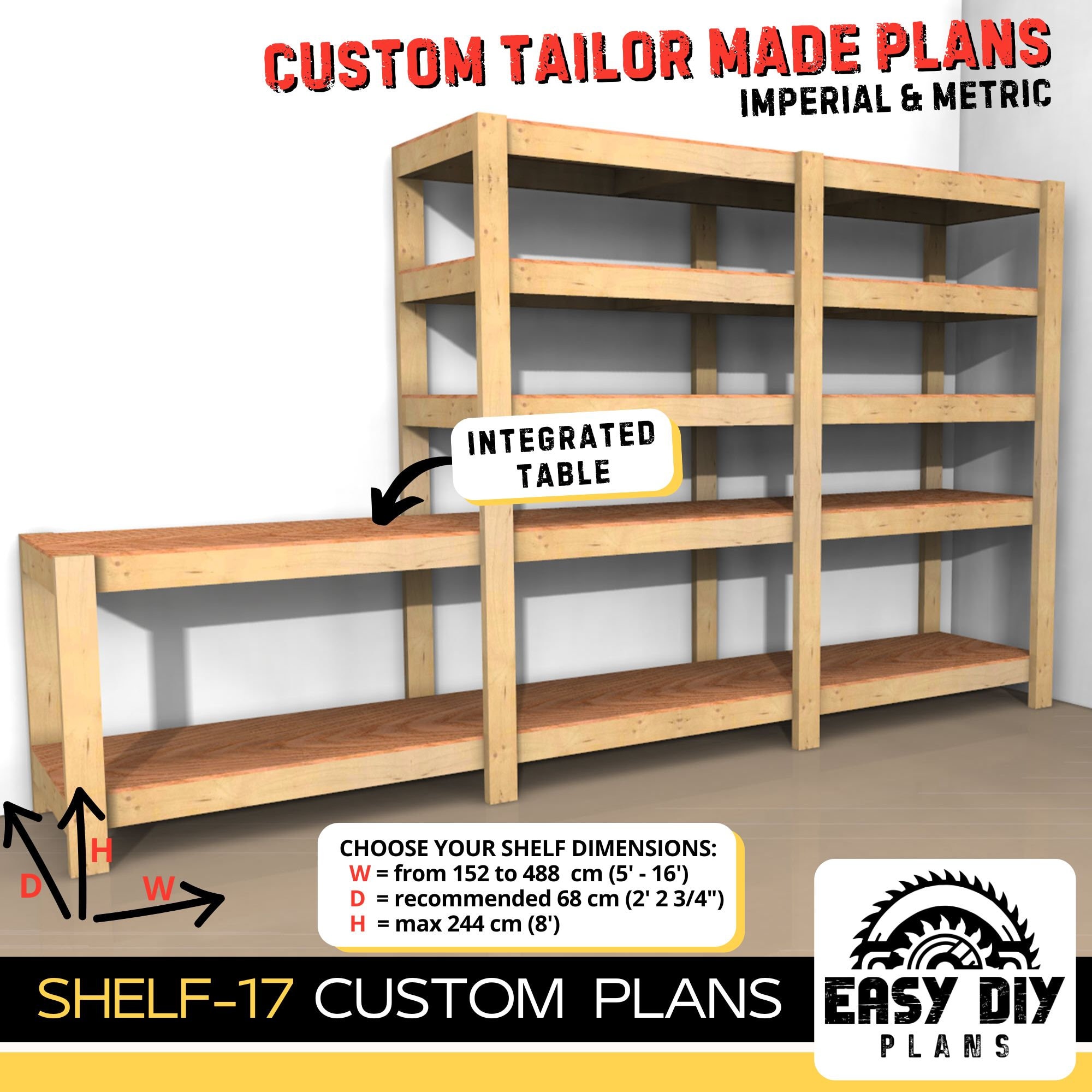 Build Your Own Garage Storage Solution CUSTOM PLANS Diy Storage Plans ...