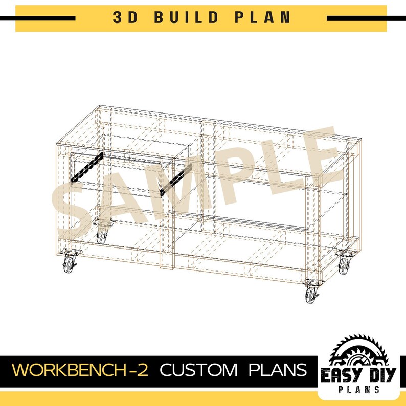 Workbench With Drawers Plan DIY CUSTOM Diy Mobile Workbench on Wheels ...