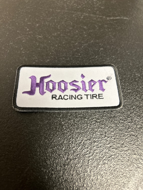 Hoosier racing tire size embroidered patch - Gem