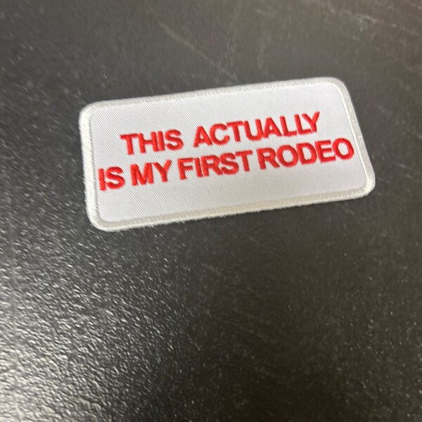 This Actually is My First Rodeo Hat - Etsy