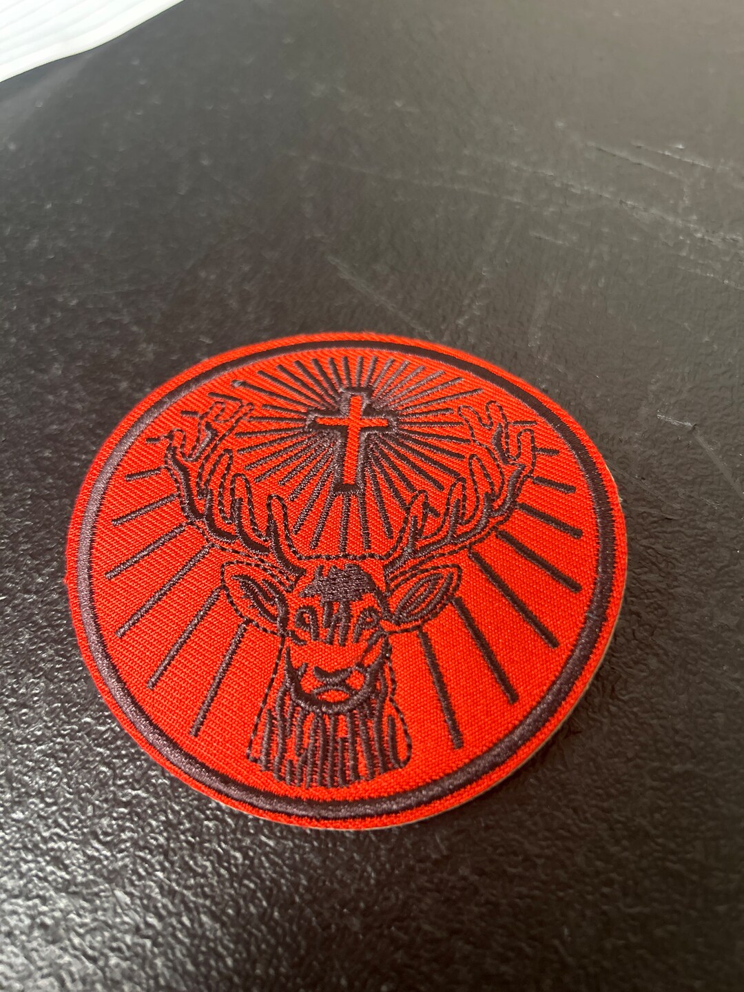 Jägermeister Embroidered Patch Red - Etsy