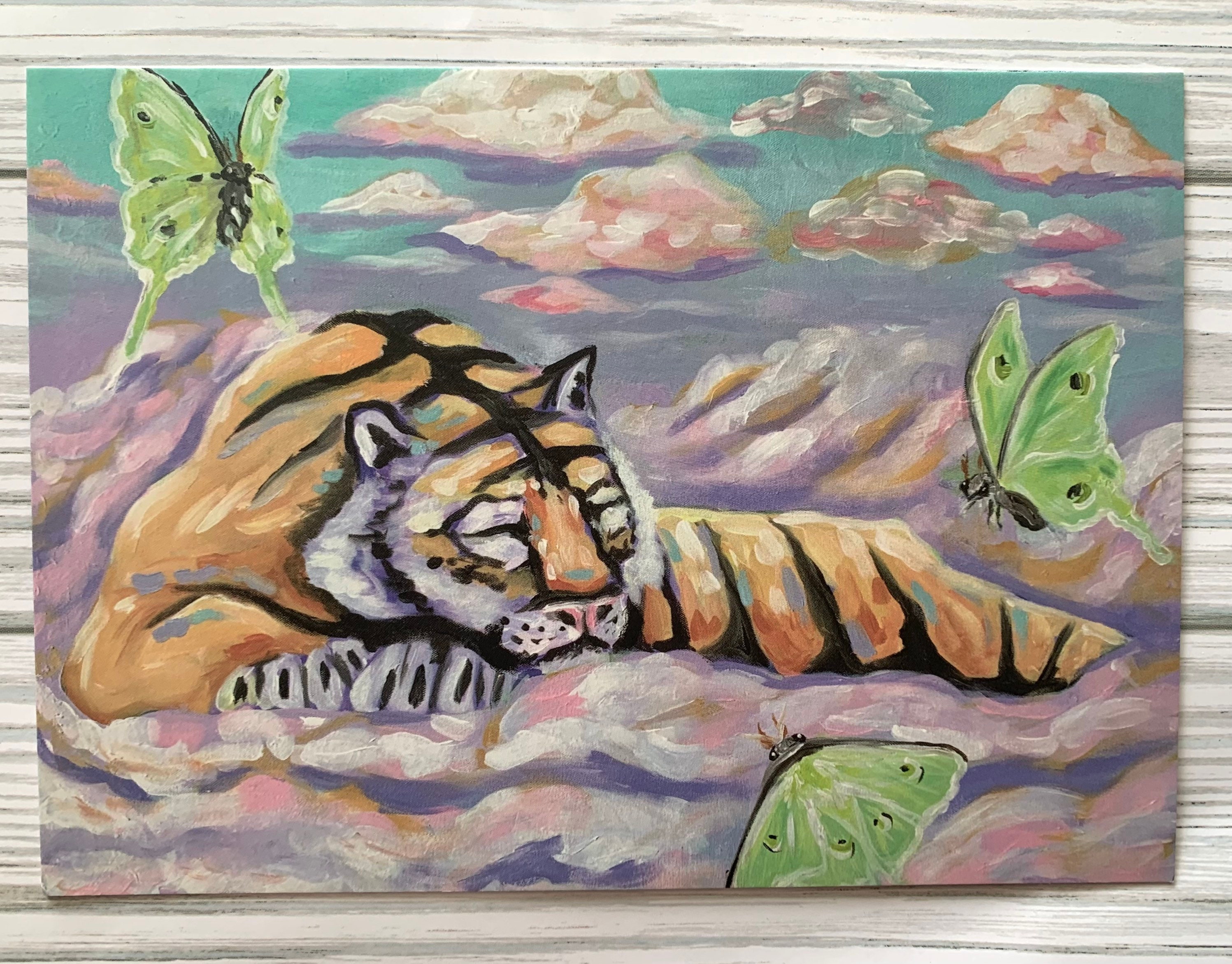 Tiger Art Print, Tiger Art, Tiger Print, Tiger Wall Decor, Fantasy Art ...