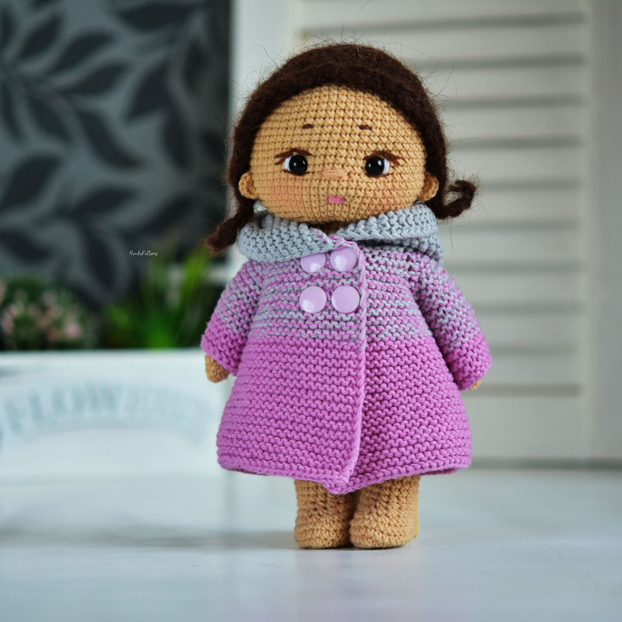 Doll Coat Pattern for Beginner Doll Clothes for 8-10 Inch - Etsy