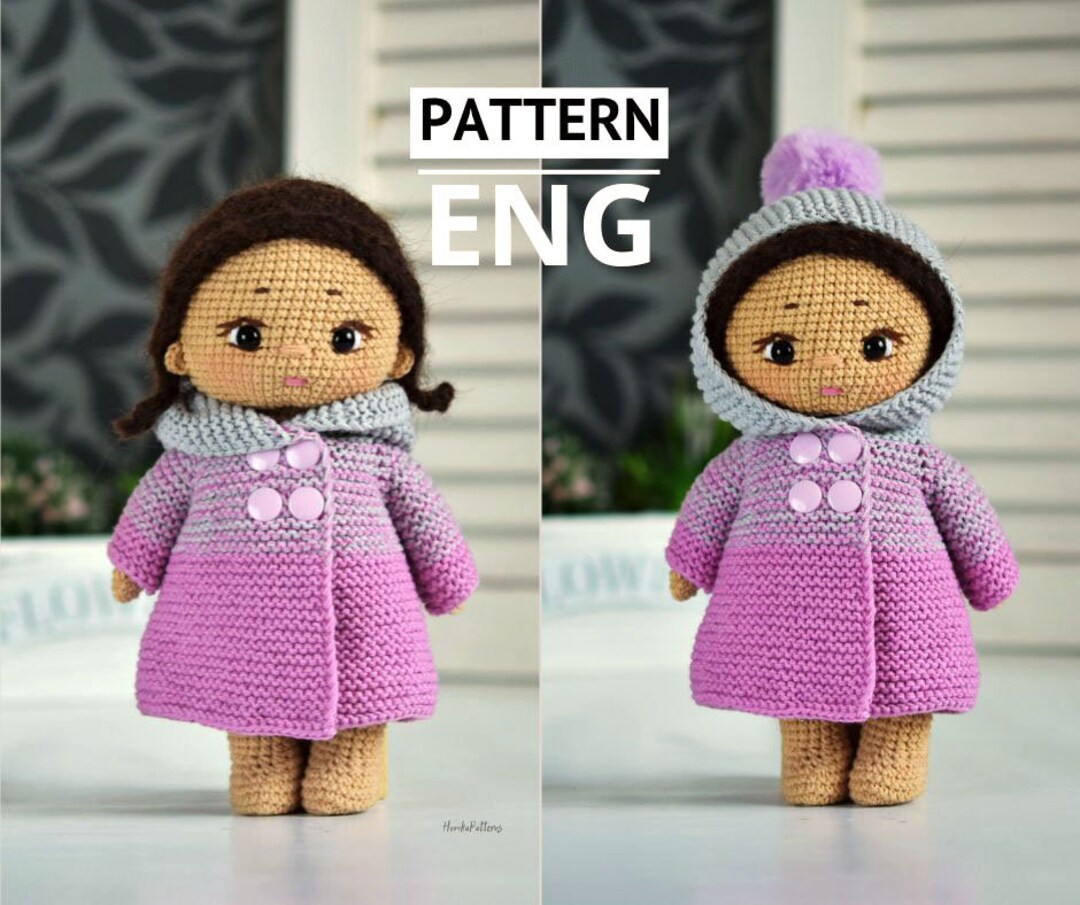 Doll Coat Pattern for Beginner, Doll Clothes for 8-10 Inch Doll High - Etsy