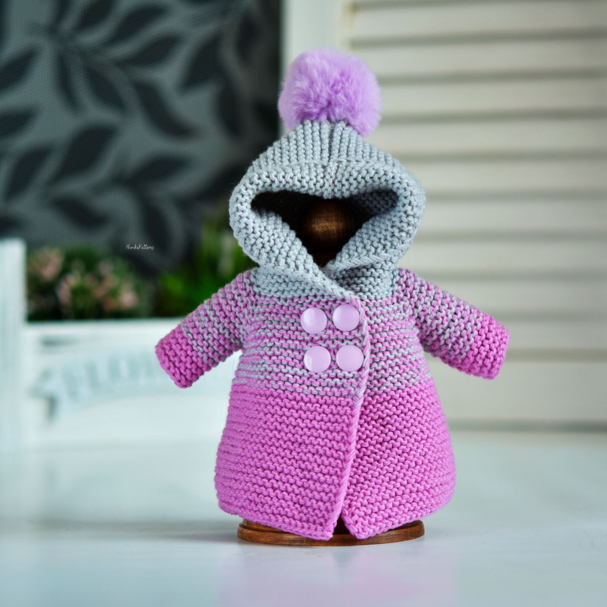 Doll Coat Pattern for Beginner Doll Clothes for 8-10 Inch - Etsy