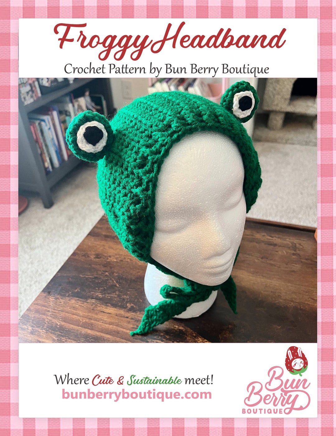 Froggy Headband Crochet Pattern - Etsy