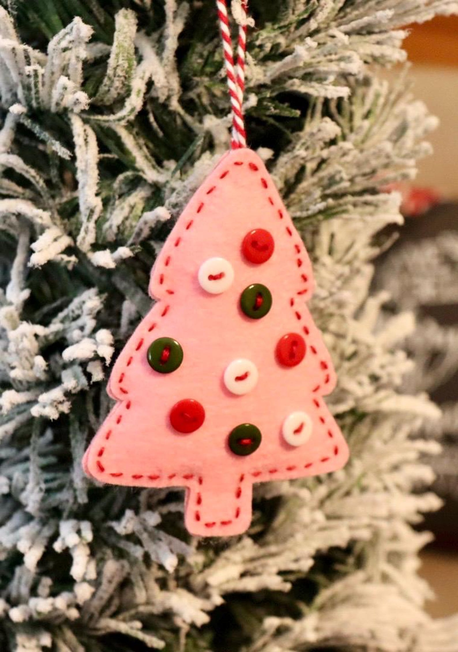 Felt Christmas Tree Ornament - Etsy