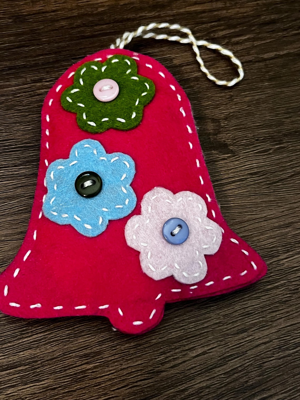 Bell Felt Christmas Ornament - Etsy