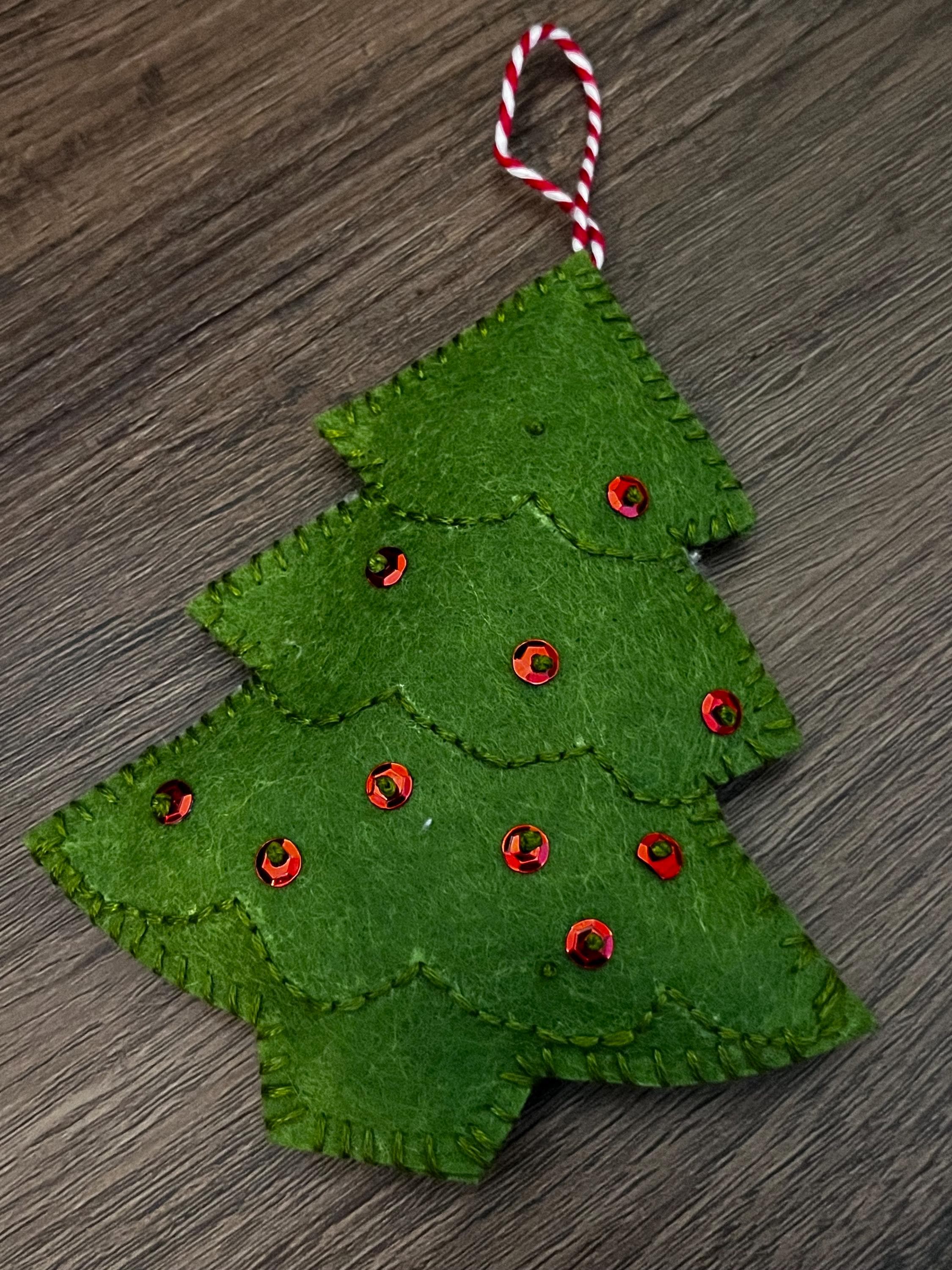 Felt Christmas Tree Ornament - Etsy