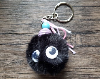 Handmade Soot Sprite studio Ghibli Keychain - Etsy