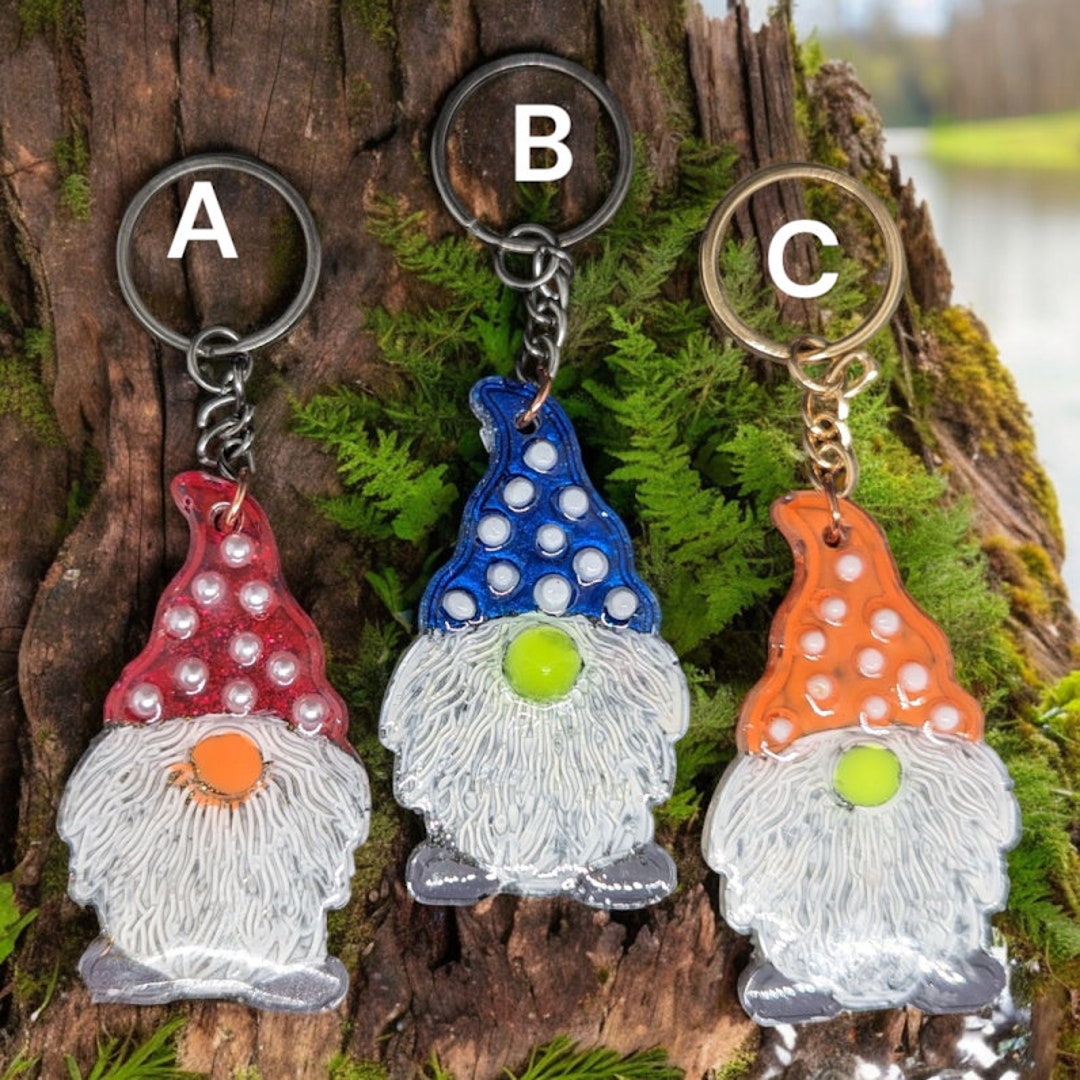 Gnome Keychains - Etsy