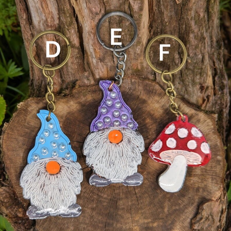 Gnome Keychains - Etsy