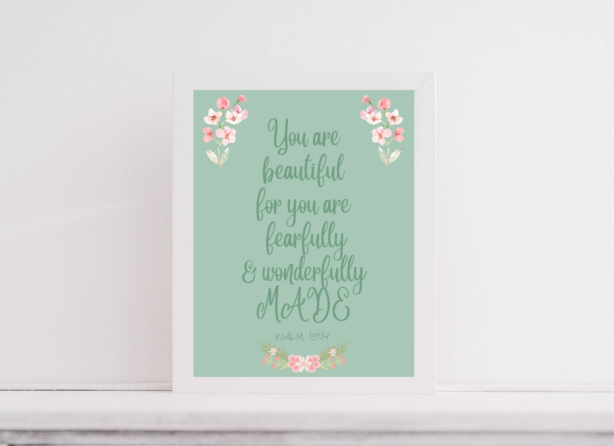 Faith Printable Poster Pack, Inspirational Wall Art, Digital Download ...