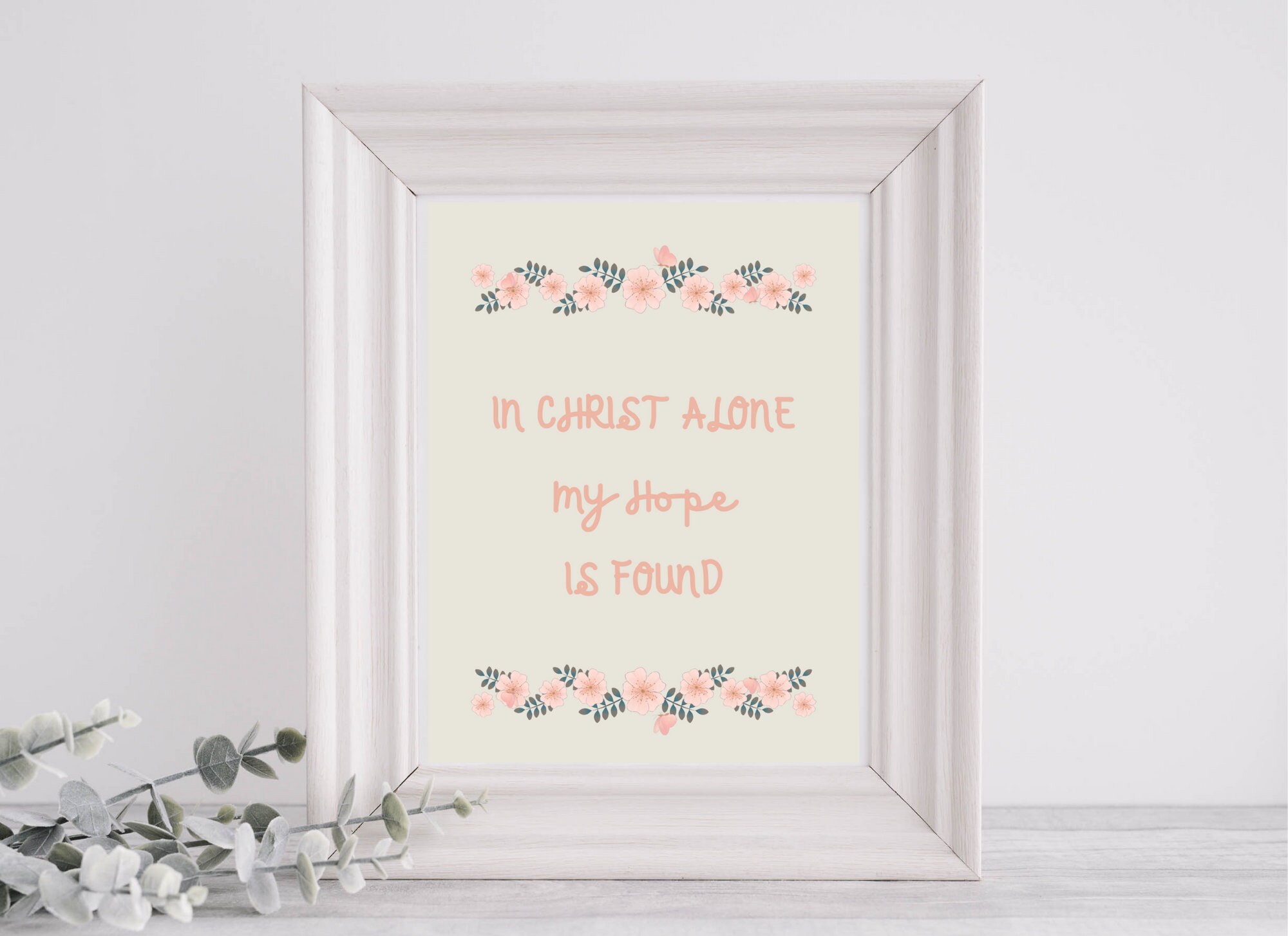 Faith Printable Poster Pack, Inspirational Wall Art, Digital Download ...