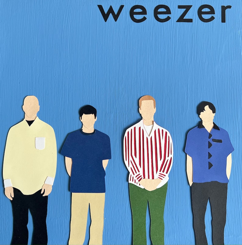 Weezer - Blue Album Minimalist Album Art - Etsy