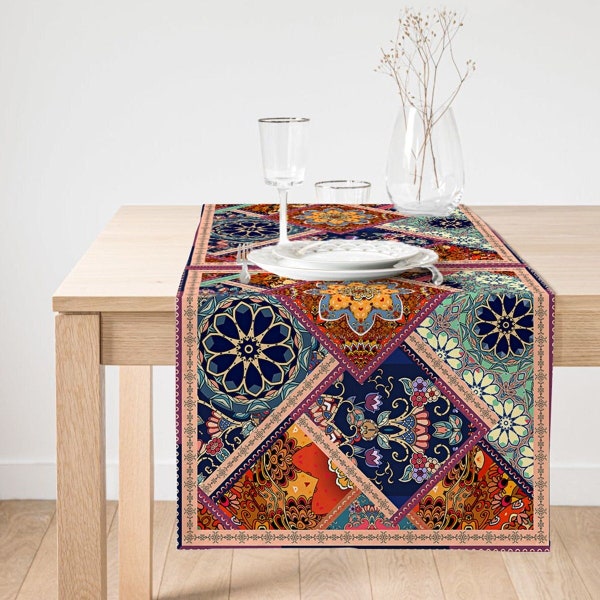 Asian Table Runner - Etsy