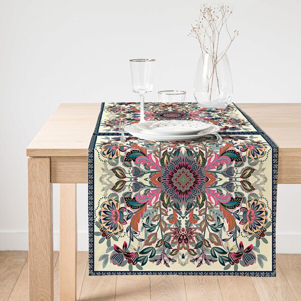 Asian Table Runner - Etsy