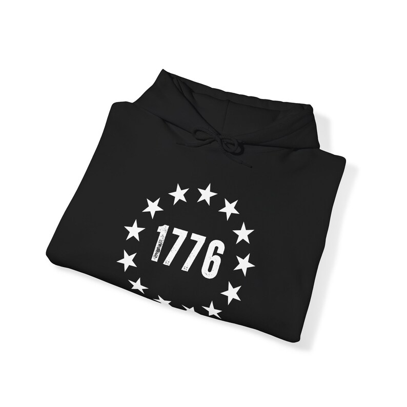 1776 Hoodie American Pride Wear Patriot Sweatshirt Right-wing Clothing ...